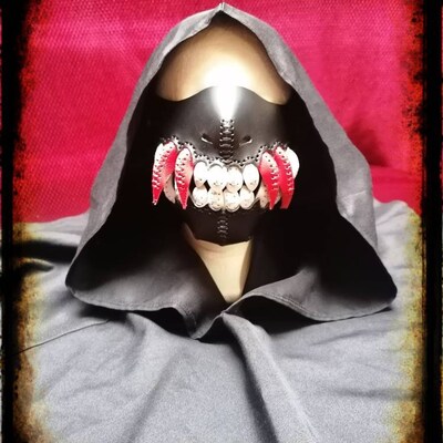PDF Pattern Leather Teeth Monster Mask - Etsy