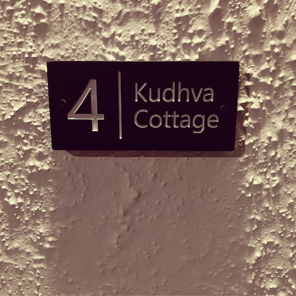 Quality Slate House Signs Name and Numbers Sign 20mm Thick and Size ...