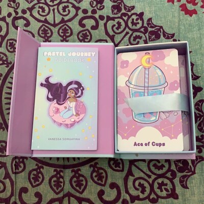The Pastel Journey Tarot Deck & Guidebook indie Tarot Deck vanessa ...