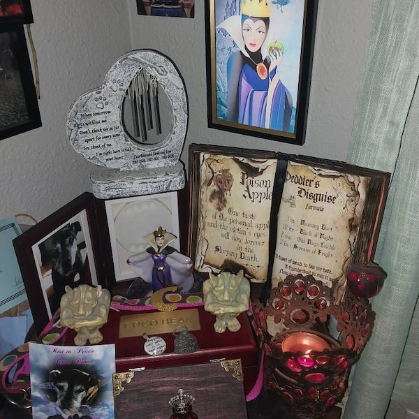 Evil Queen Poison Potion Book: Witches Spell Halloween Décor - Etsy