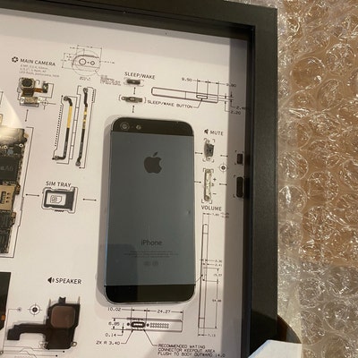 Disassembled Hard Drive Disk With Frame, Disassemble Art, Framed Hard ...