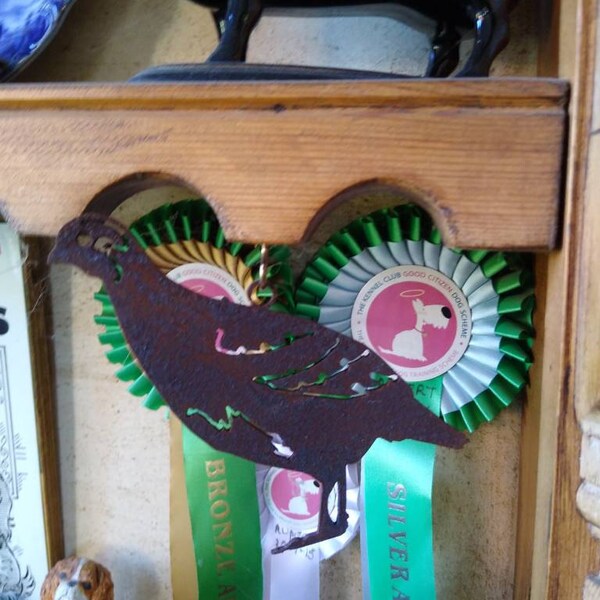 Rusty Metal Greyhound Garden Sculpture / Metal Greyhound Garden Art ...