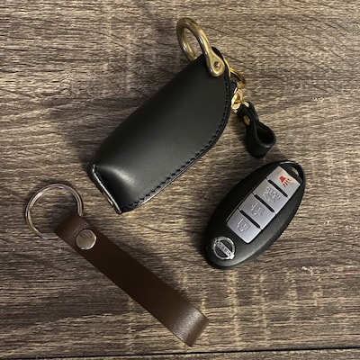 Personalized Leather Zipper Car Key Case,key Bag,leather Key Holder ...