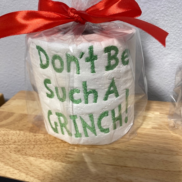 Grinch Funny Toilet Paper Embroidery Designs- INSTANT DOWNLOAD - Etsy