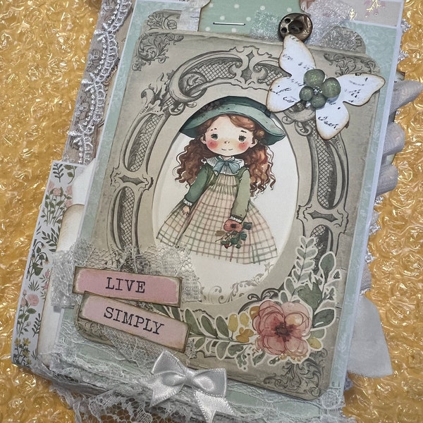 Small Soft Cover Journal, Junk Journal, Small Diary, Small Writing ...