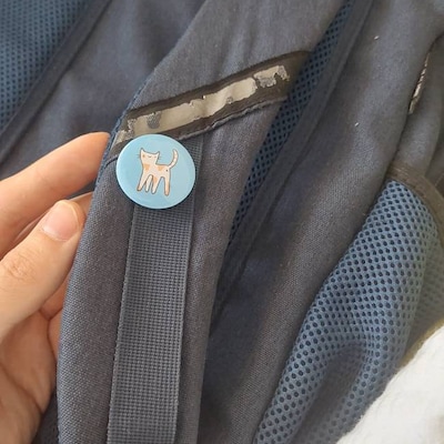 Funny Dog Button Pin - Etsy