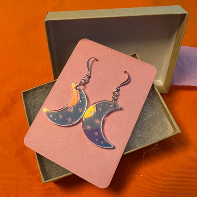 Fluorescent UV Acrylic Coaster Set-vaporwave City Retro Decor 80s 90s ...