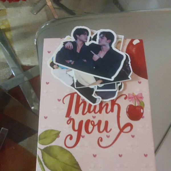 LOOK KHUNNOO Adorable Kawaii Vinyl Gift for BL Lover , Laptop Decals ...