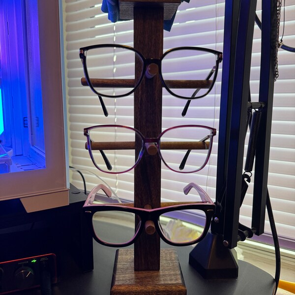Wooden Sunglass Holder, Eyeglass Stand, Wood Glasses Stand - Etsy