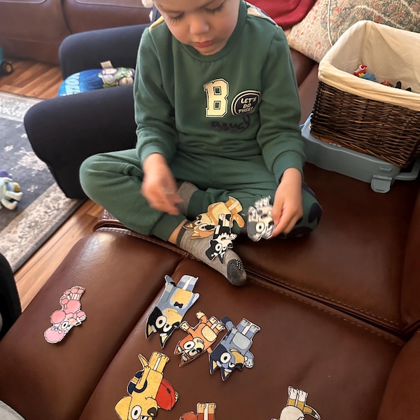 Bluey Felt Board Characters - Etsy