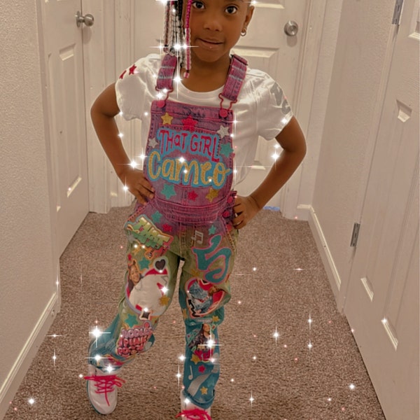 OVERALLS Birthday Overalls Custom Denim Birthday Outfit - Etsy