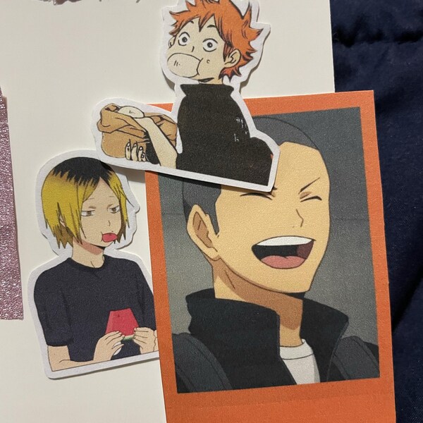 Haikyuu Tanaka/nishinoya Stickers - Etsy