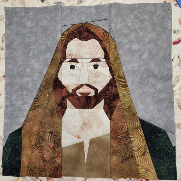 Jesus Quilt Block Foundation Paper Piecing Pattern PDF - Etsy