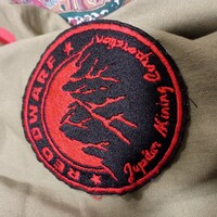 SET Red Dwarf Rimmer Costume Patches Fully Embroidered Sci-fi Cosplay ...