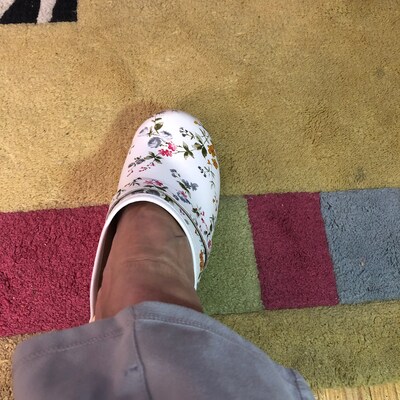 White WOODEN Clogs for Women Open Back White LEATHER - Etsy