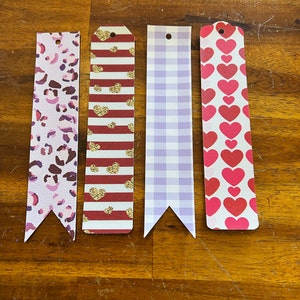 Bookmark SVG, Faux Leather Book Mark, Gift Box Card Stock Template ...