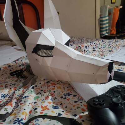 Gas Mask DIY Paper Mask, Printable Template, Papercraft, 3D Mask ...