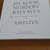 Personalised Nursery Rhyme & Poems Keepsake Book for Newborns and ...