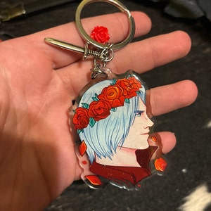 Resident Evil Acrylic Keychains Leon Kennedy Jill Valentine Chris ...