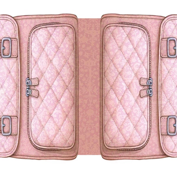 Printable Baby Diaper Changing Bag Junk Journal Folio, 10 Interactive ...