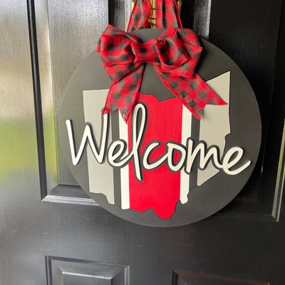 Ohio Browns Stripes Sign, Browns Cleveland Sign, Cleveland Football ...