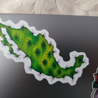 Corazon Nopal Sticker 4 X 4 - Etsy