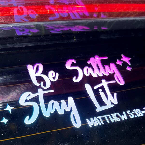 Custom Holographic Car Decals, Custom Large Oversized Vinyl Stickers ...