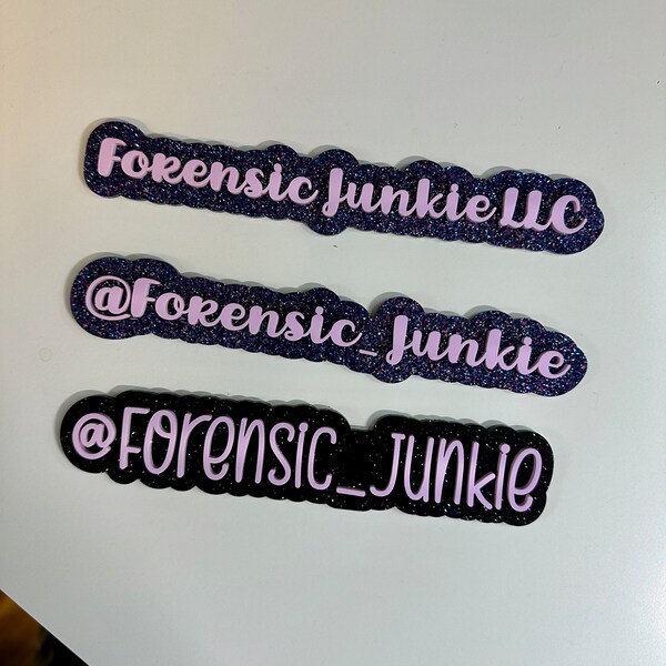 7 Inch Physical Watermark, Watermark, 3d Watermark Small Business Sign ...