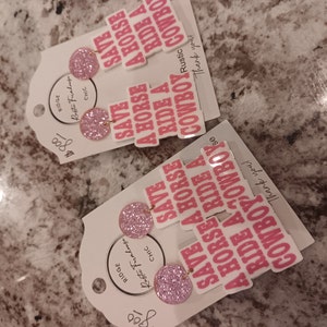 Customized Hair Accessory Display Card 3.5 Inches by 6.8 Inches for Bow ...