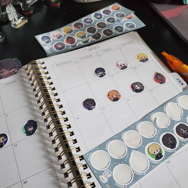 Limbus Company Tiny Stickers, Yi Sang, Faust, Don Quixote, Ryoshu ...