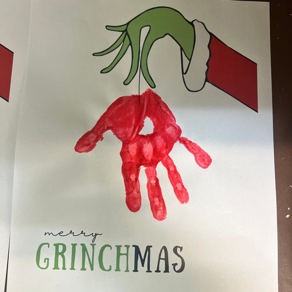 Five Little Flowers Handprint Template / DIY Printable Spring Craft ...