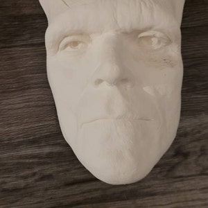 Life Size Face Cast Prop Christopher Lee Dracula White - Etsy