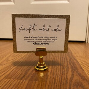 Buffet Card Template Download, Printable Food Label, Editable Buffet ...