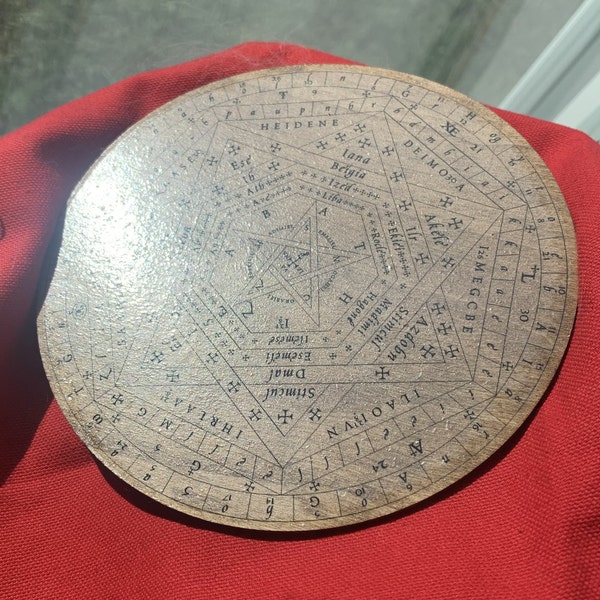 Sigil of Ameth | Engraved Wooden Altar Plate | Choice of Sizes | Symbol ...