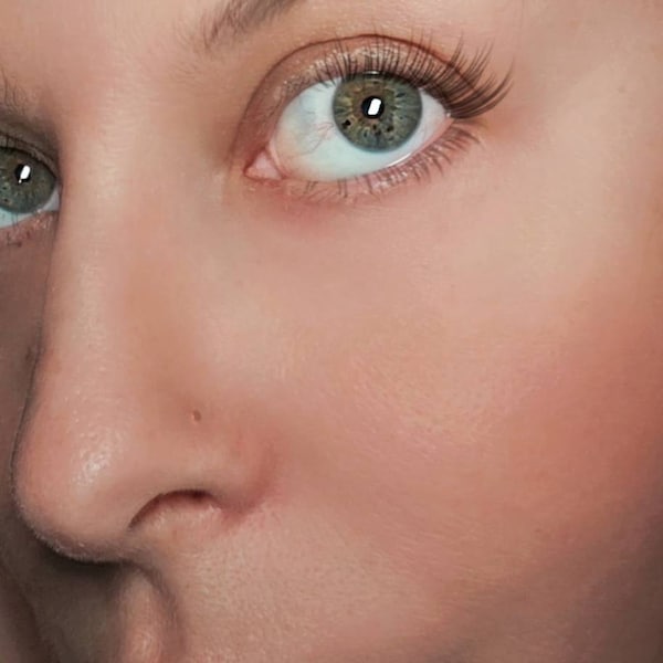 Super Tiny Flat, Gold Nose Stud, 14k Gold Filled Discreet Nose Ring for ...
