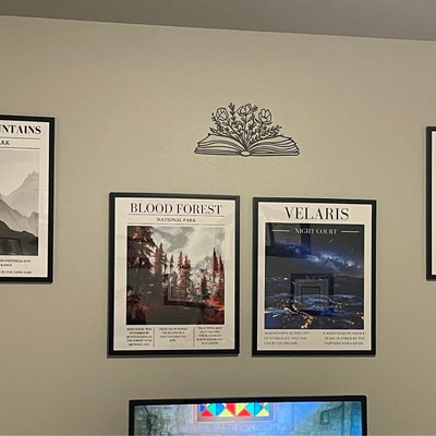 SJM Wall Art Bundle, Throne of Glass Wall Art Bundle, Official SJM ...