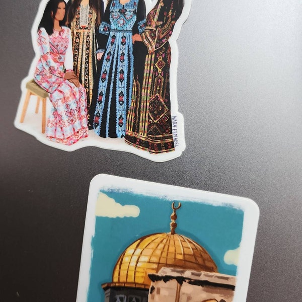 Dome of the Rock Sticker - (3" High) - Vinyl & Waterproof | Jerusalem ...