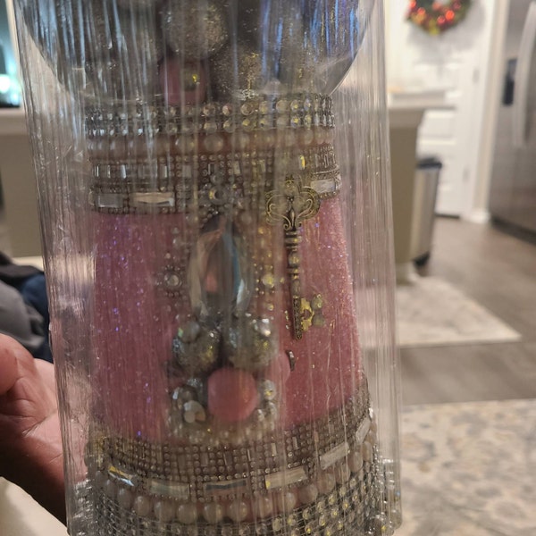 Glitz & Glam Perfume Bottle Decor W/ Lights - Etsy