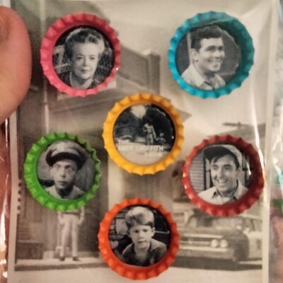 Bottle Cap Magnet, Bottle Cap Magnets, the Andy Griffith Show Magnets ...