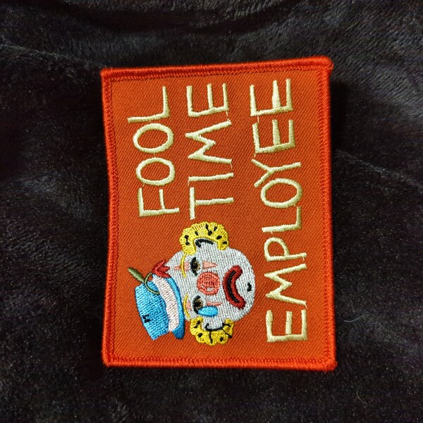Fool Time Employee Patch - Etsy