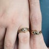 Handcrafted Wedding Greek Key Band With Enamel Detailing - Unique ...