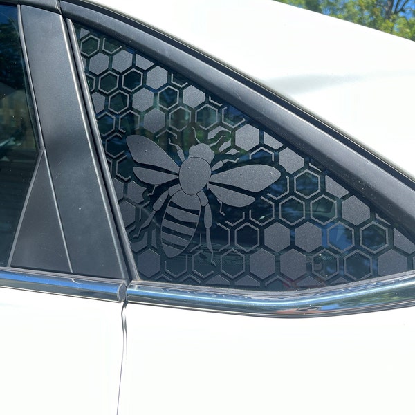 Honeycomb Car Decal, Car Window Decal, Vinyl Decal Sticker, Rear Window ...