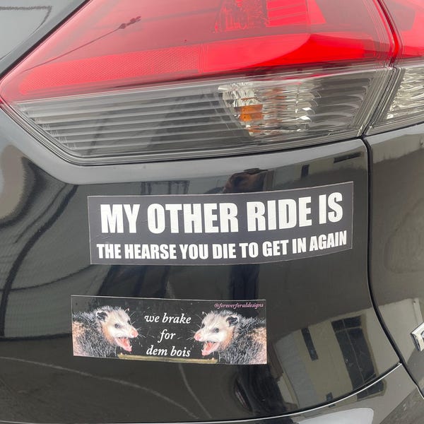 MY OTHER RIDE Mcr Sticker - Etsy