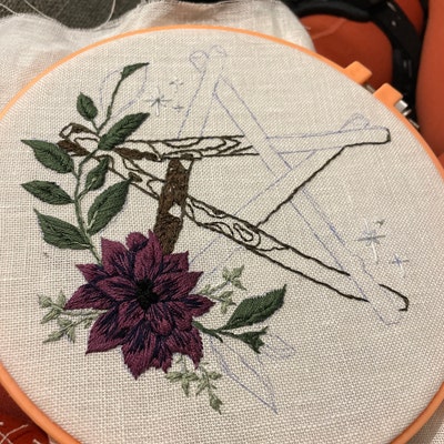 Witchy Embroidery Pattern BUNDLE Wicca Hand Embroidery Patterns ...