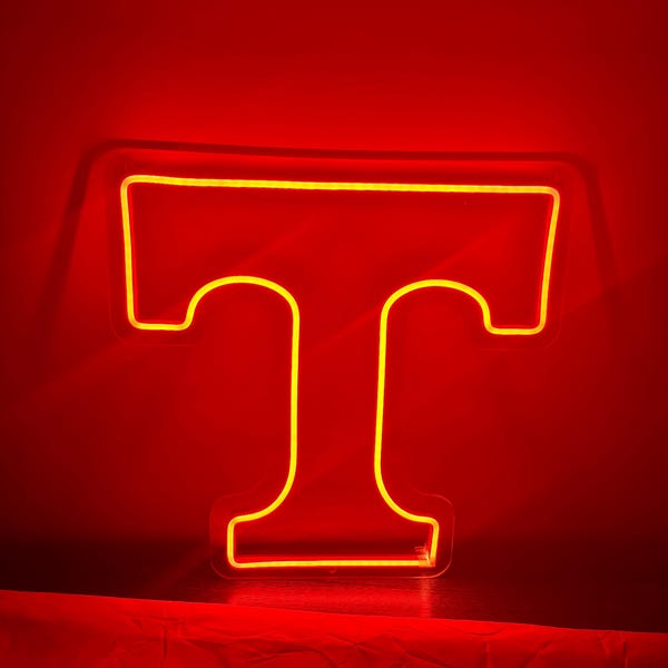 University of Tennessee Power T Logo Volunteers LED Neon Sign ...
