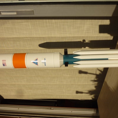 Model Rocket Neutron Rocket Lab Space Ship 1/108 Scale Desktop Model 3D ...