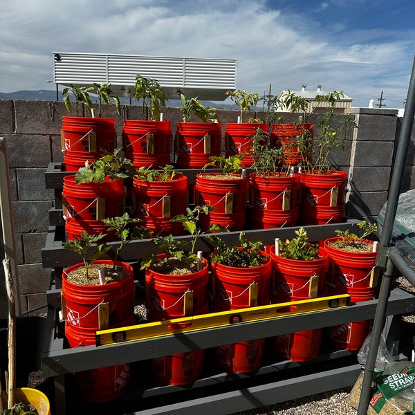 5-gallon Bucket DIY Garden Stand (6 Buckets) | PDF Download - Etsy