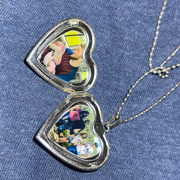 Heart Locket Prints,photo Resize for Locket,locket Photo Print Heart ...