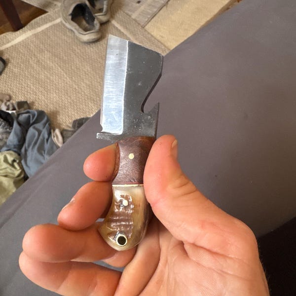 Hand Forged Resin Karambit Knife With Sheath | Handmade Hunting Knife ...