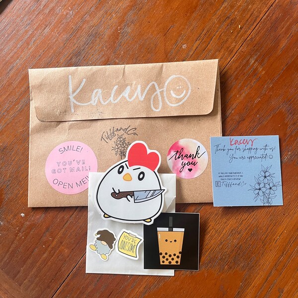 Chicken With a Knife Sticker - Etsy